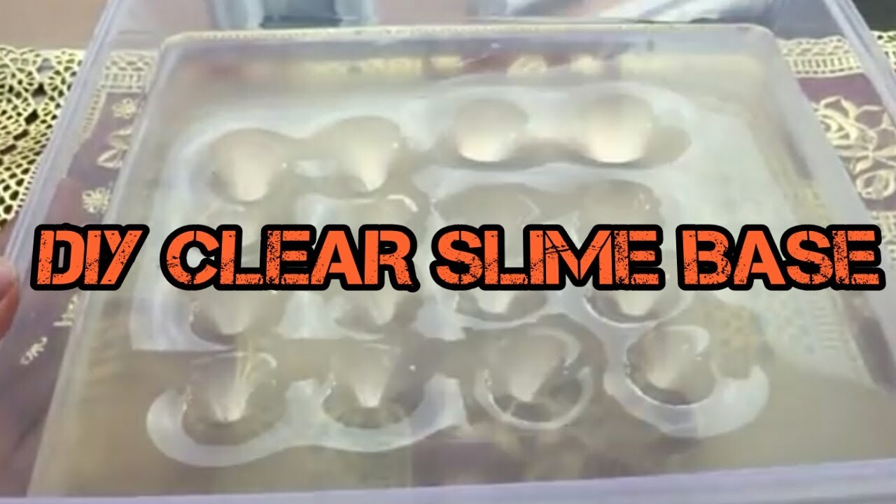 DIY CLEAR SLIME BASE (SLIME IMPORT KW) - YouTube