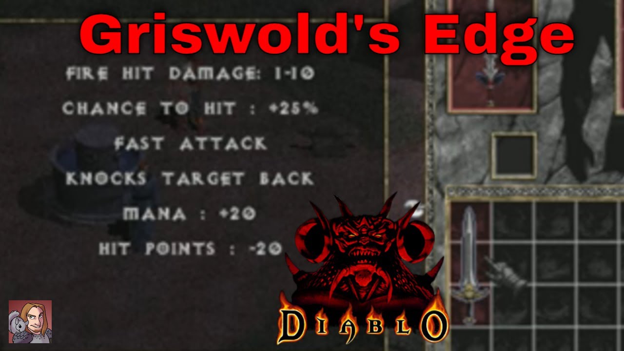 Diablo 1 Unique Items (Griswold's Edge) - YouTube
