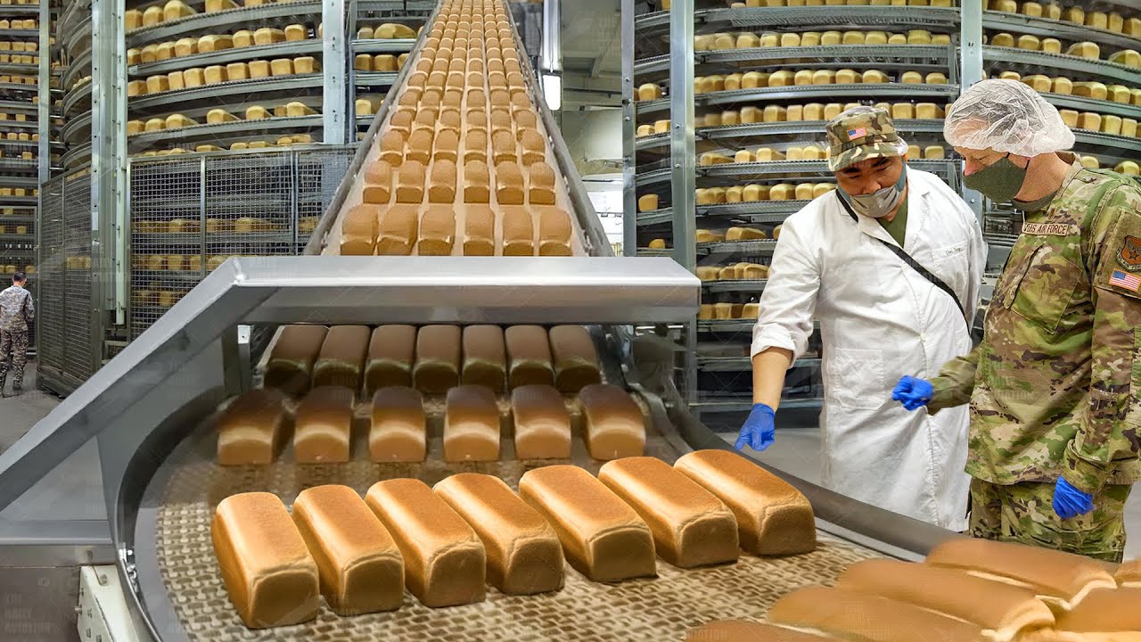 Inside US Massive Automated Bakery Producing Tons of Fresh Bread for ...