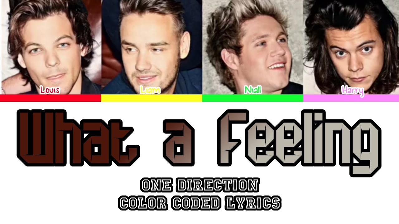 One Direction 'What a Feeling' Lyrics (Color Coded Lyrics) - YouTube