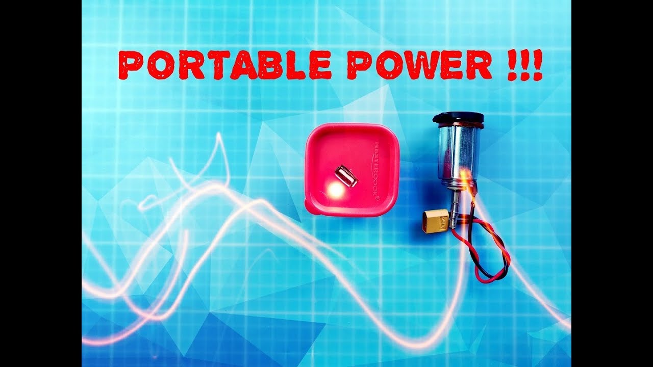 Diy handy power to charge your mobile laptop on the go - YouTube