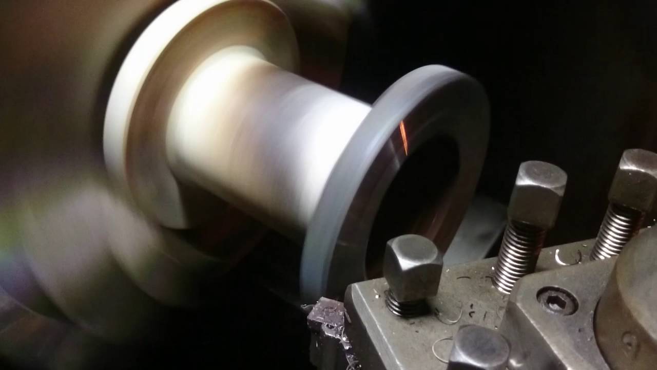 IKEGAI LATHE D20 automatic sending of X-axis. - YouTube