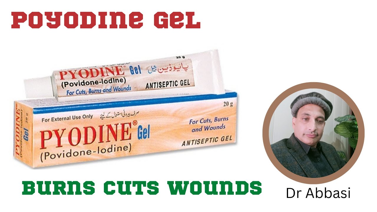 Pyodine gel uses || cuts burn wound - YouTube