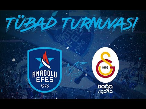 Tübad Turnuvası / Anadolu Efes - Galatasaray / 3.lük maçı - Geniş Özet