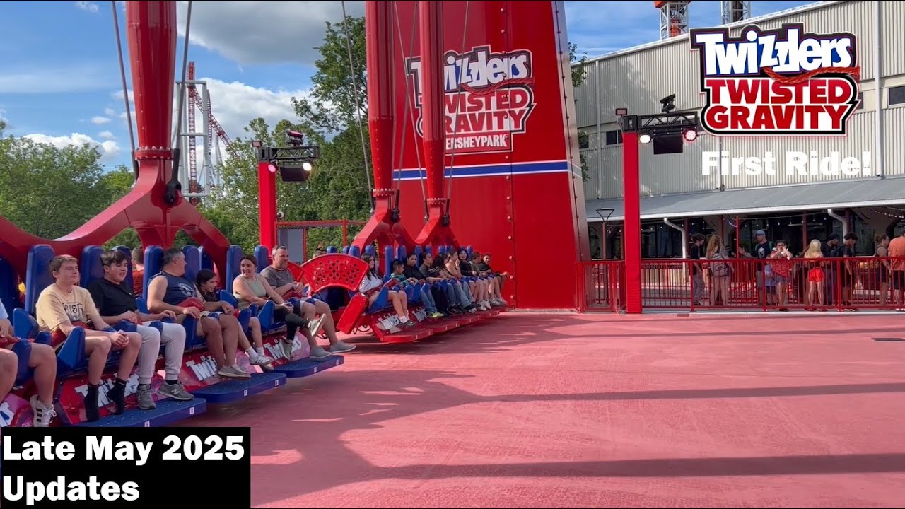 Taking My First Ride on Twizzler's Twisted Gravity - May 2025 - YouTube