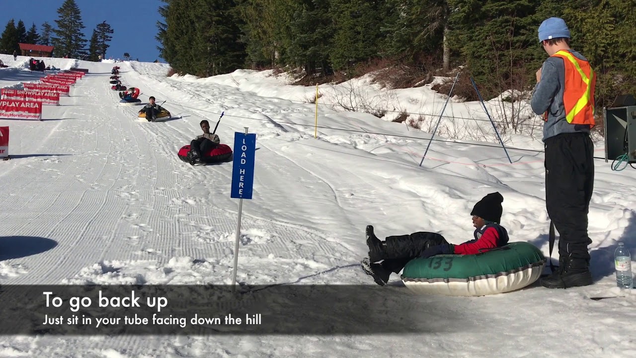 Mt Seymour Snow Tubing - How To and Tips - YouTube
