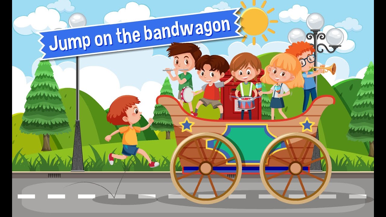 English Idiom Jump On The Bandwagon YouTube english-idiom-jump-on-the-bandwagon-youtube