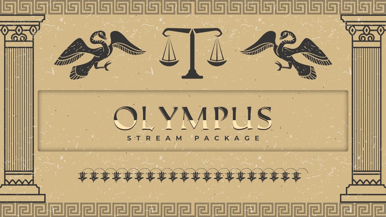 Olympus, Greek Twitch Overlay : Ancient Stream Package - YouTube