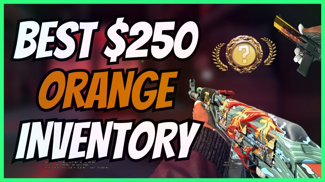 FULL ORANGE CS:GO INVENTORY FOR $250! The Best Cheap Orange CSGO Skins 2023! - YouTube