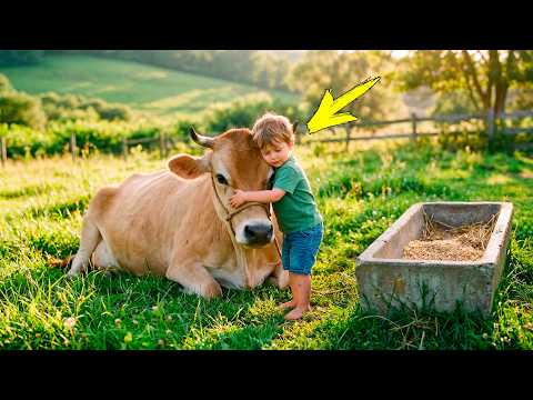 Çocuk her gün ineğin üzerine yatıyordu. Nedeni öğrenince herkes şok oldu...