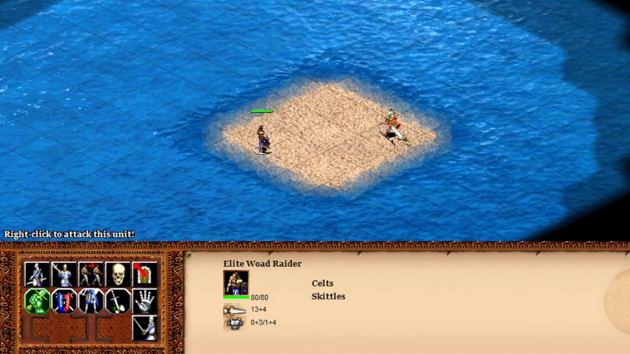 Celtic Elite Woad Raider vs Aztec Elite Eagle Warrior (AOE2HD) - YouTube