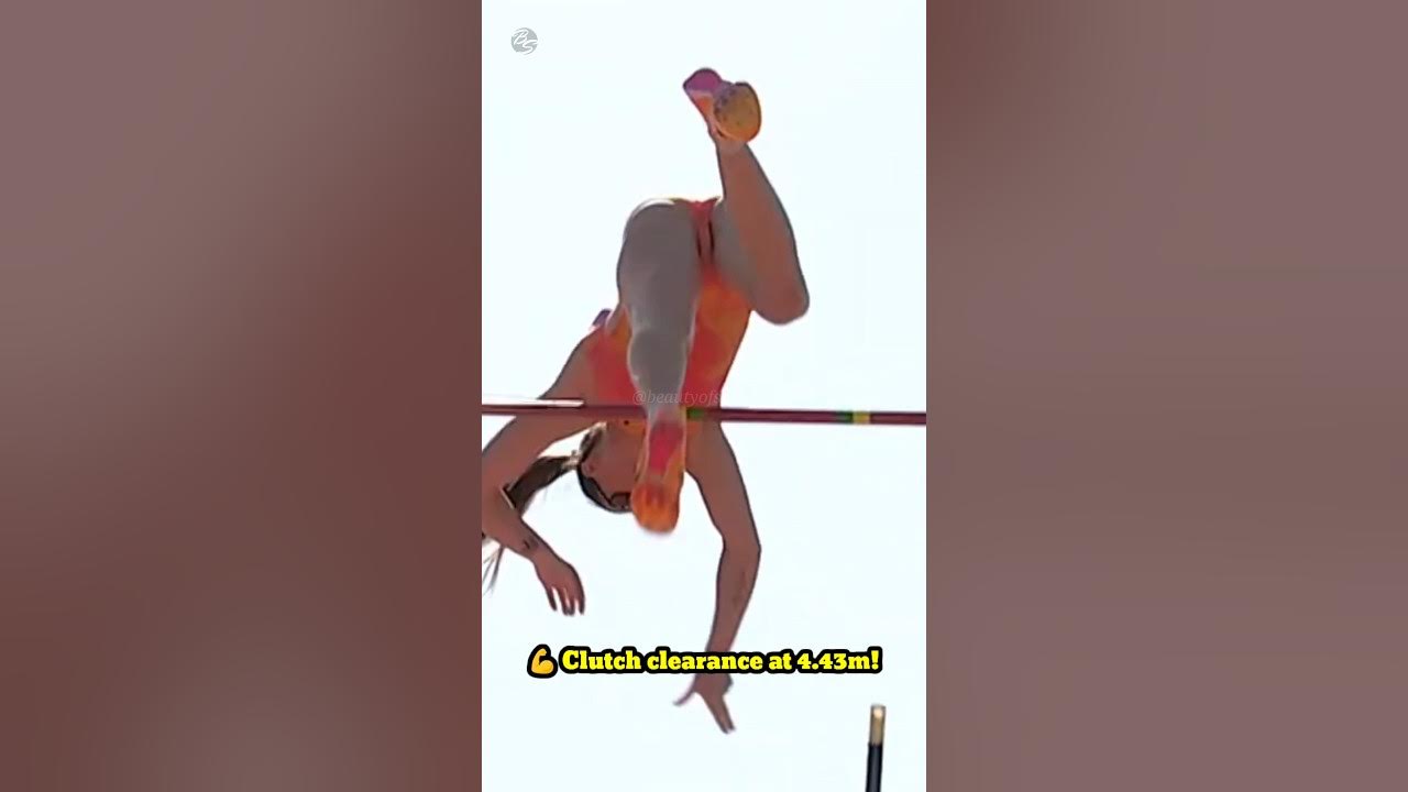 💥😱Ninon Chapelle Clutch Third Attempt Clearance at 4.43m | Fly Athens 2024 | BS TV - YouTube