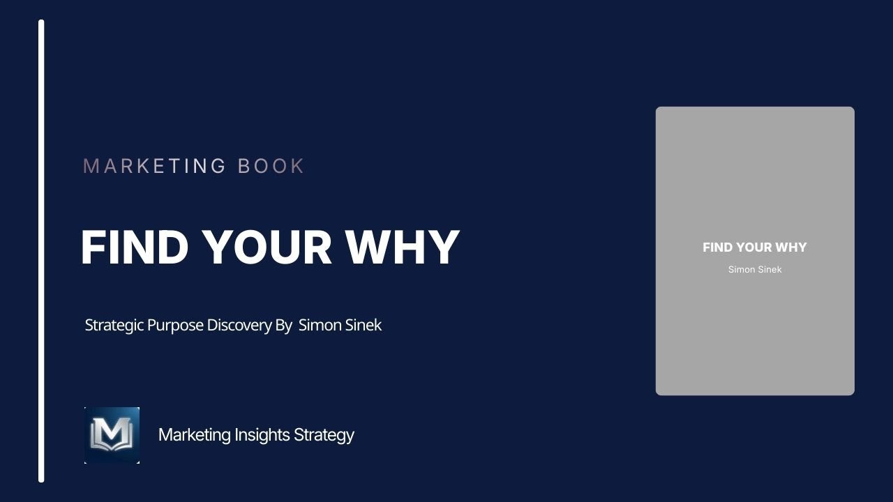 How to Discover Your Purpose | Find Your Why By Simon Sinek Book ...