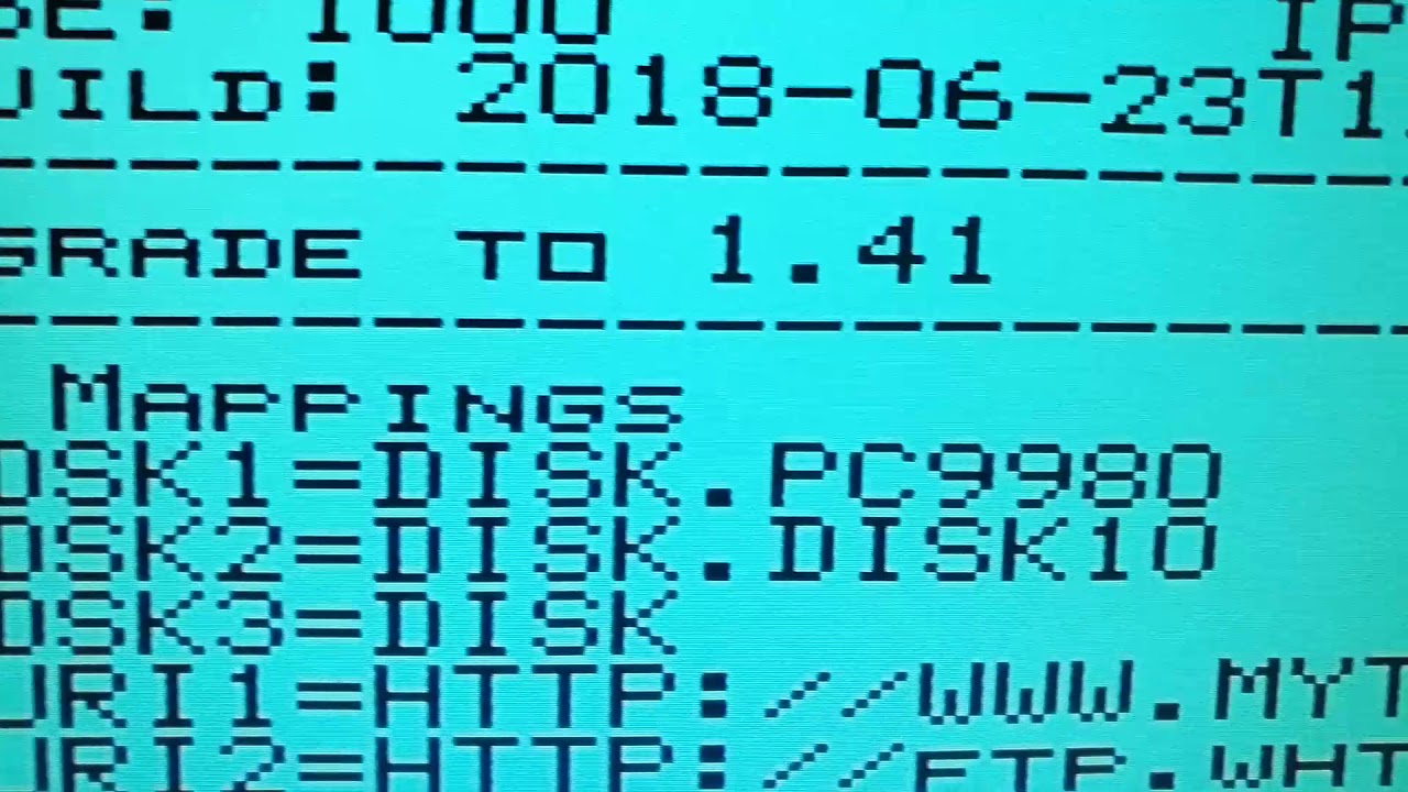 TI-99/4A Mechatronic 80 Column - TI-Writer/Editor 80 Columns - YouTube