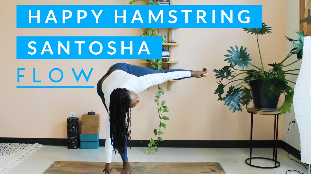Happy Hamstring Santosha Flow | Yoga by Biola - YouTube