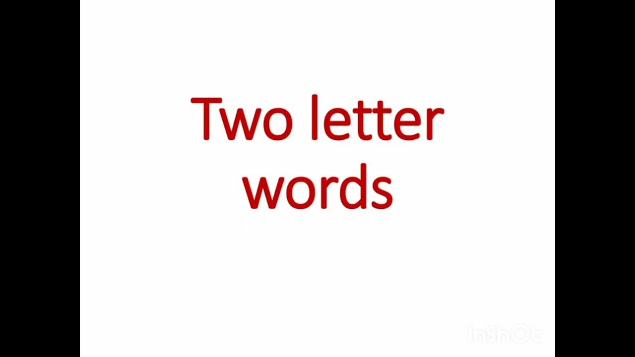 2 letter sight words flashcards|sight words|high frequency words - YouTube