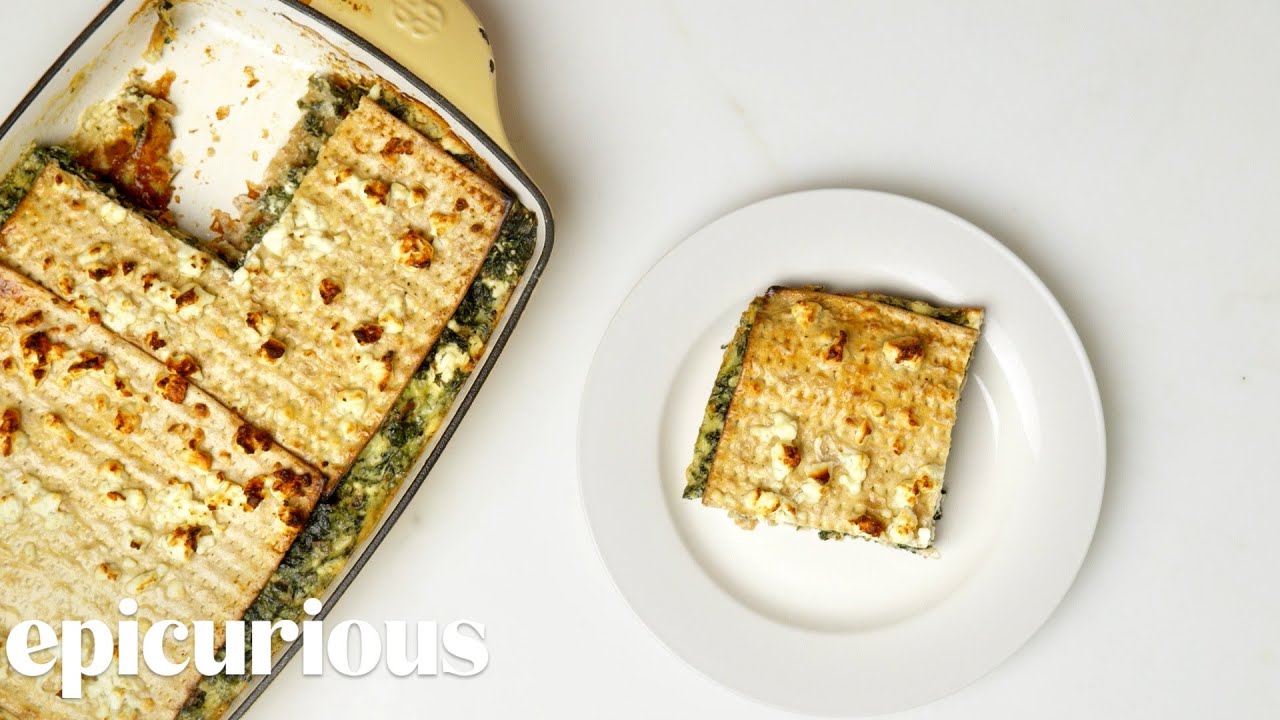How To Master Matzo Lasagna For A Perfect Passover | Epicurious - YouTube