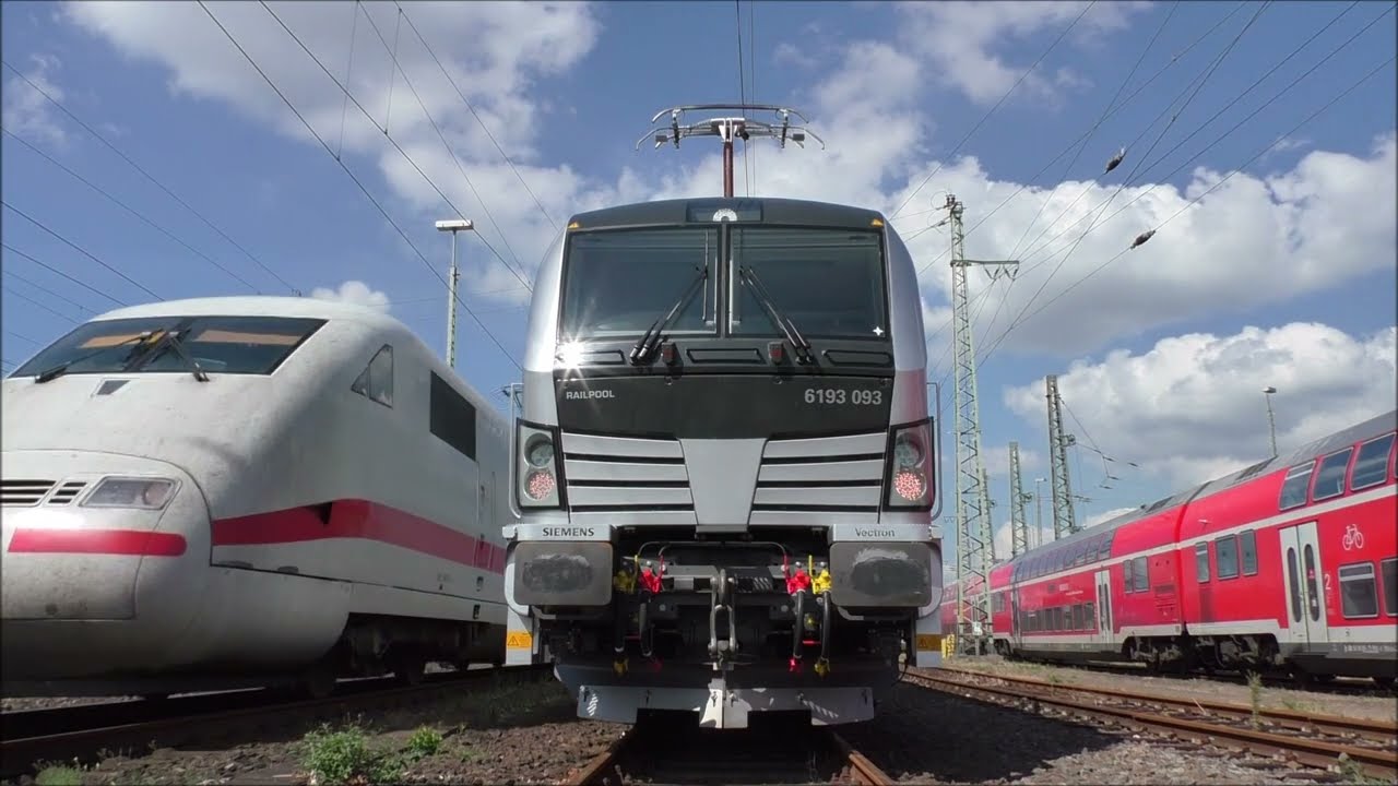 Eine Fahrt mit dem Siemens Vectron von Railpool - YouTube