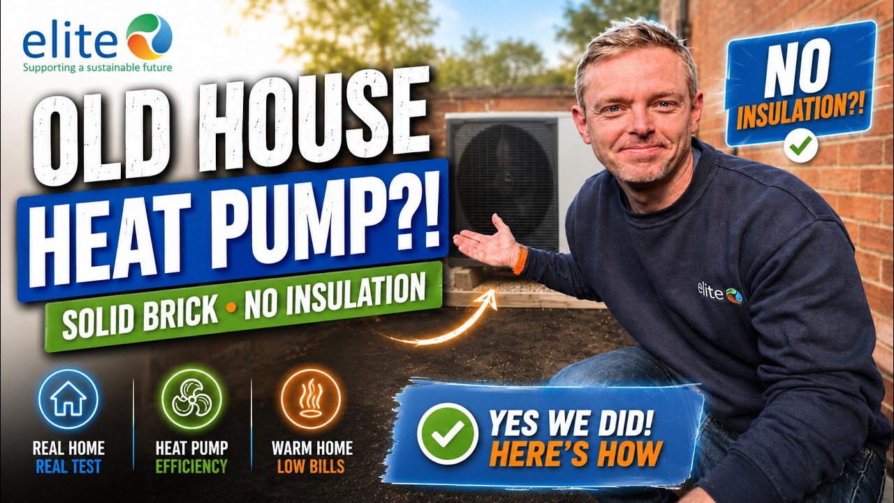 🏡 Perfect Heat Pump Installation in a Solid Brick Home! - YouTube