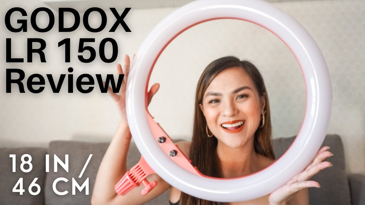 Affordable 18" (46cm) Ring Light Review | Godox LR150 from Lazada - YouTube