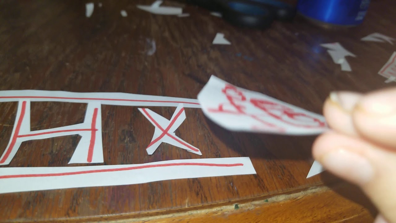 Thx tex paper Version outtakes - YouTube