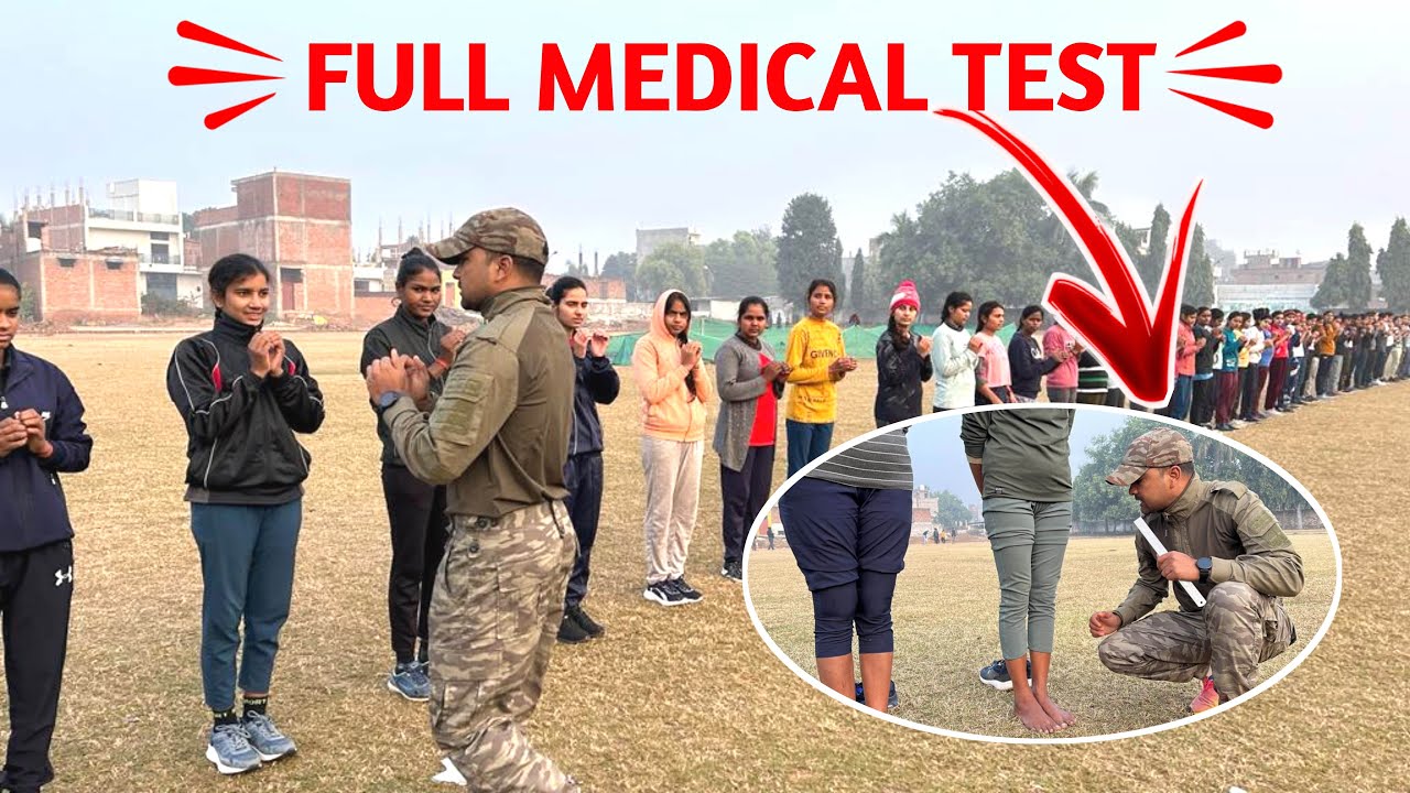 Full Medical Test Girls in Hindi 2024 Full Video Girls medical test ...