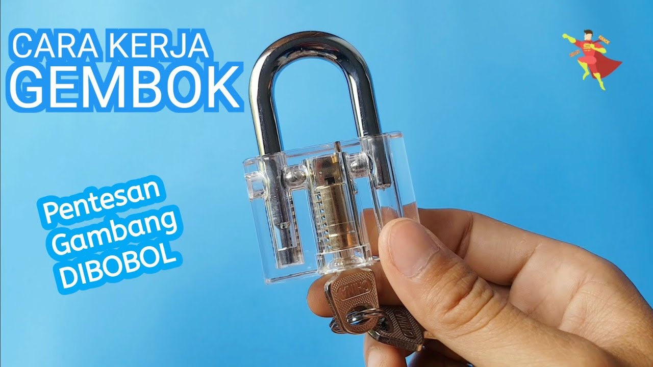Gembok Transparan | Bagaimana Gembok Bisa Mengunci?? Ini Cara Kerjanya ...