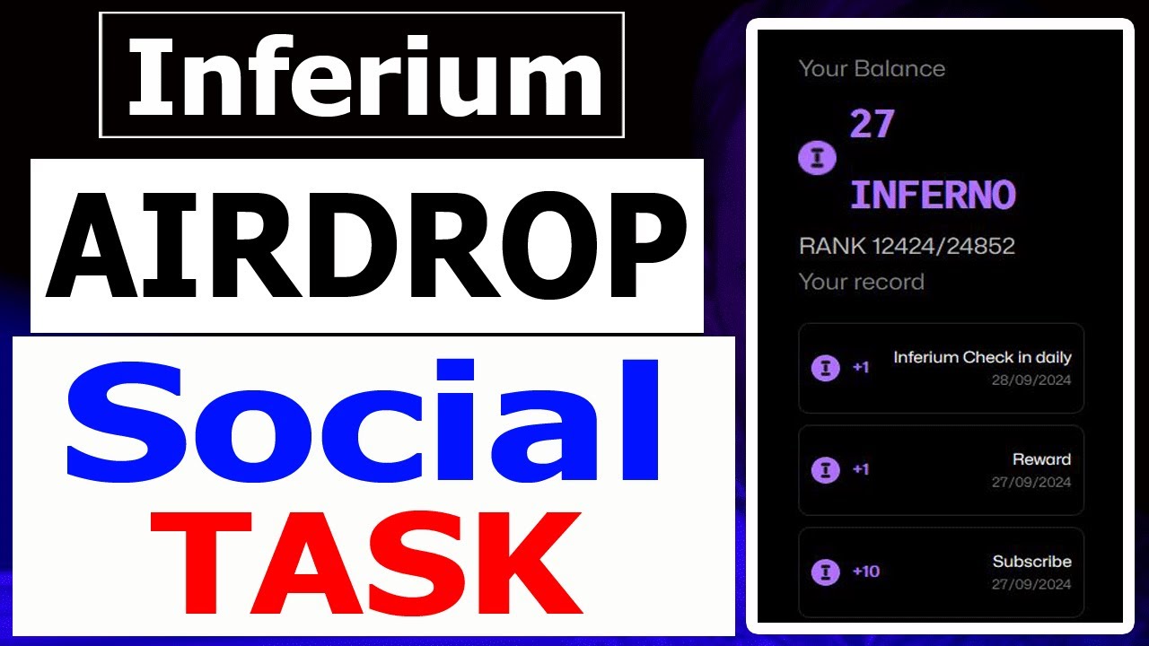 Inferium Airdrop - Claim IFR Token | Social Task Airdrop - YouTube
