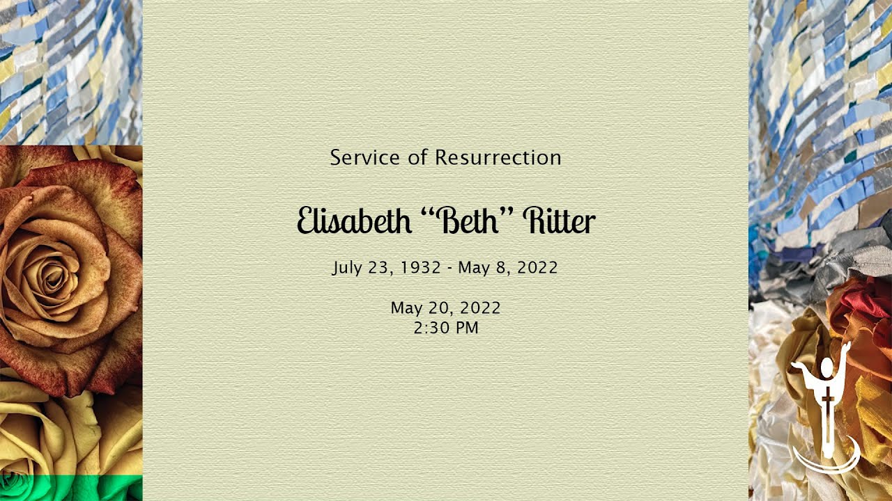 Beth Ritter Memorial Service. - YouTube