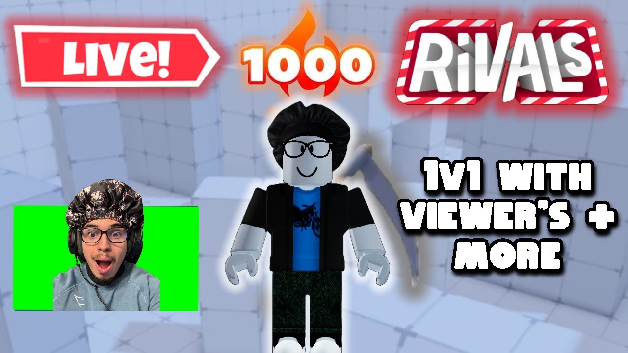 🔴LIVE ROBLOX RIVALS 1V1 WITH VIEWERS + MORE! - YouTube