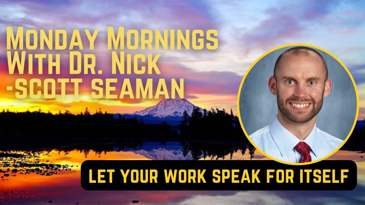 Let Your Work Speak for Itself Scott Seaman - YouTube