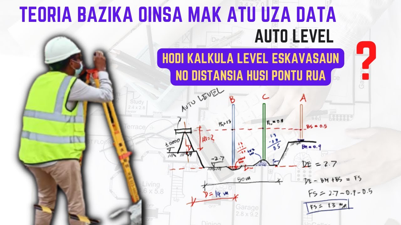 TEORIA BAZIKA OINSA UZA DATA AUTO LEVEL HODI KALKULA LEVEL ESKAVASAUN NO DISTANSIA HUSI PONTU ...