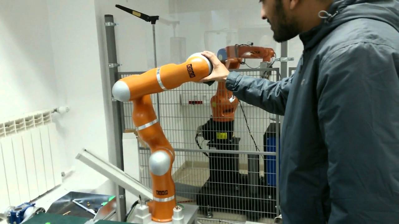 Force&Torque control using Kuka Robot - YouTube
