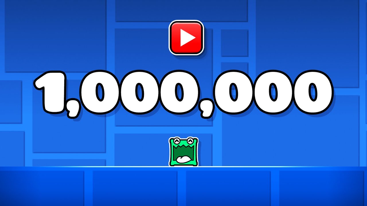 1 million level | Geometry dash 2.2 - YouTube
