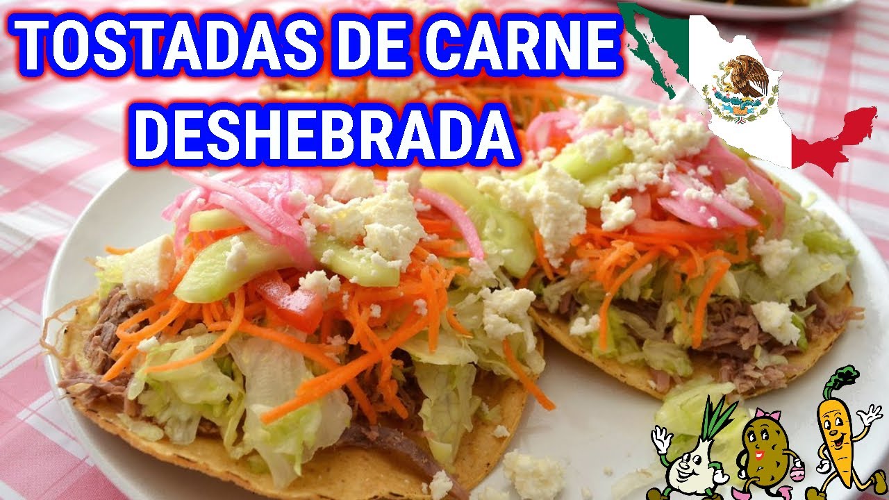 TOSTADAS DESHEBRADAS DE RES ESPECIAL PARA NEGOCIO💲 - YouTube