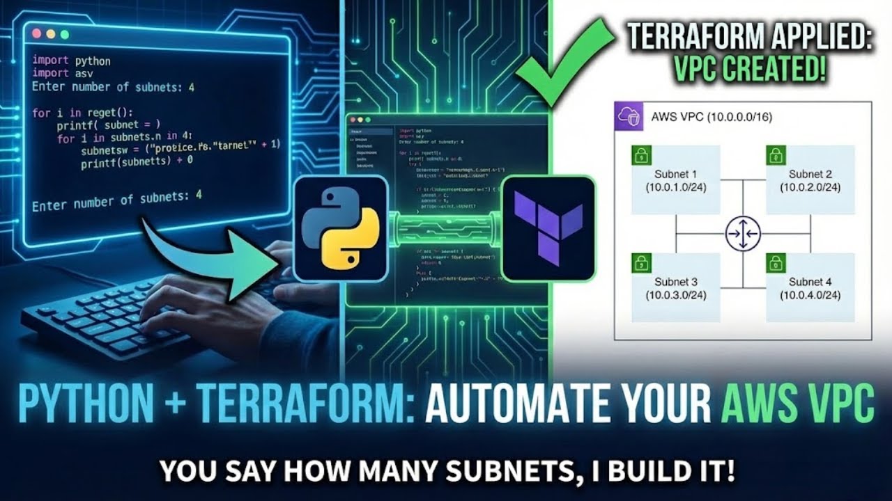 Tell Me How Many Subnets You Need, and I’ll Create Your AWS VPC with Python - YouTube