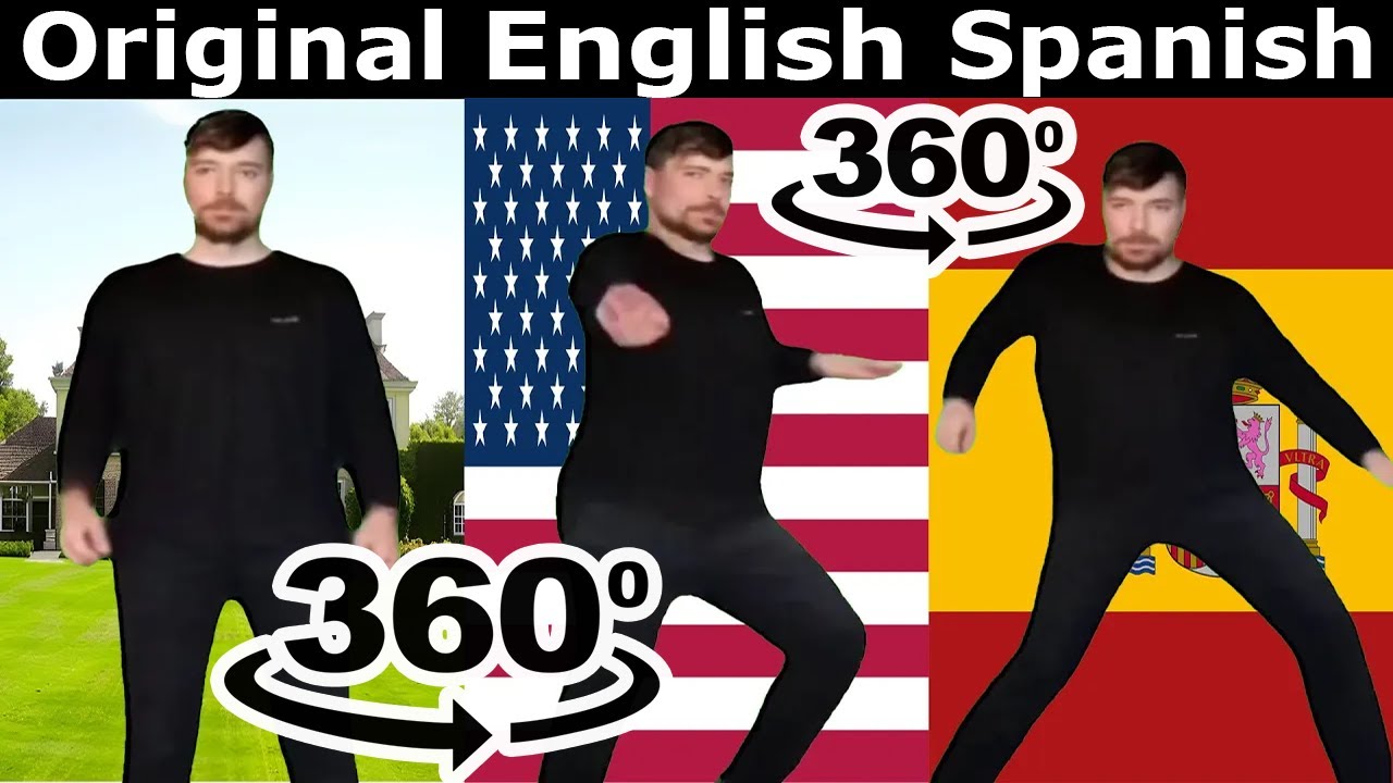 Mr Beast Rizz: English or Spanish? 360º - YouTube