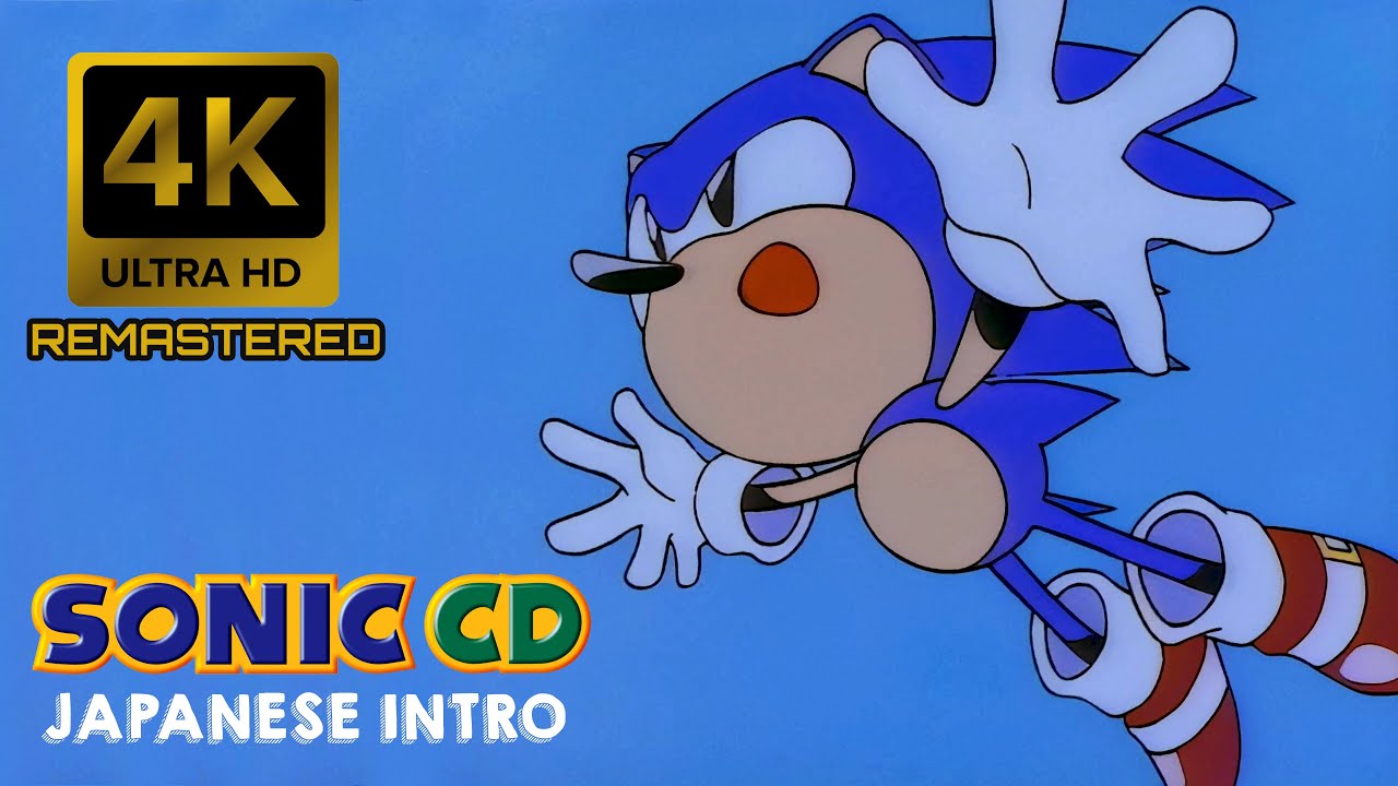 Sonic CD Opening |Japanese| [4K 60FPS Remastered] - YouTube