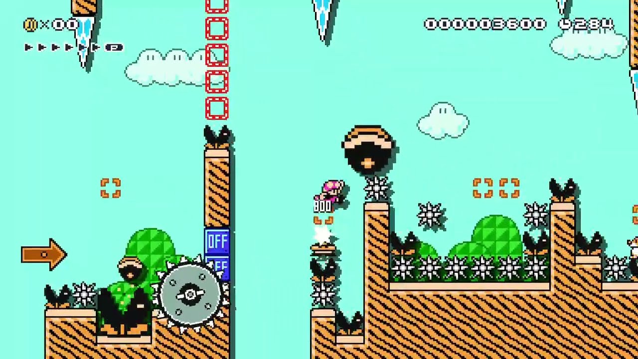 Destroying the enemy by ElGuss [SMM2] - YouTube