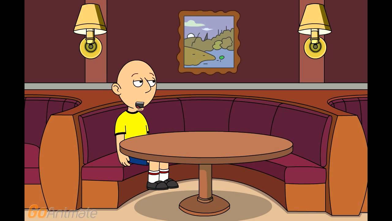 Caillou sneaks to Chuck E Cheeses/grounded - YouTube