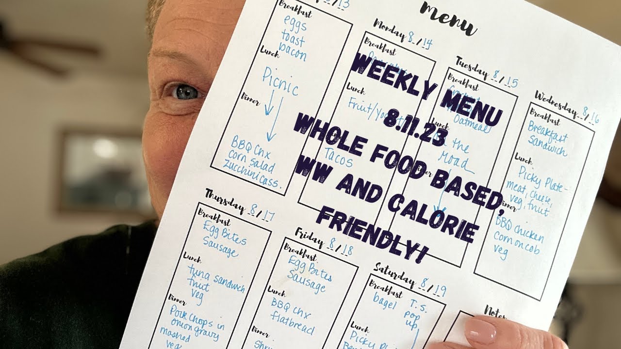 Weekly Menu! What Delicious, Whole, Real Foods Are We Eating This Week ...