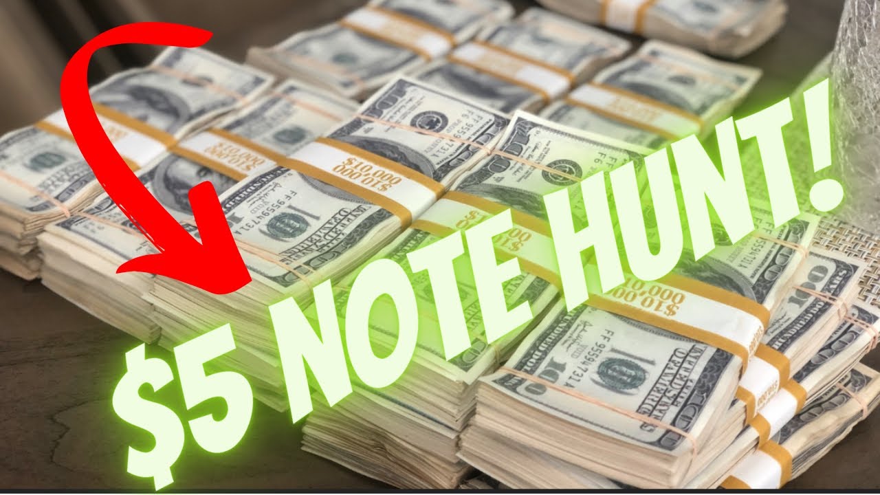 Quick and Easy Money! - $5 Note Hunt - YouTube