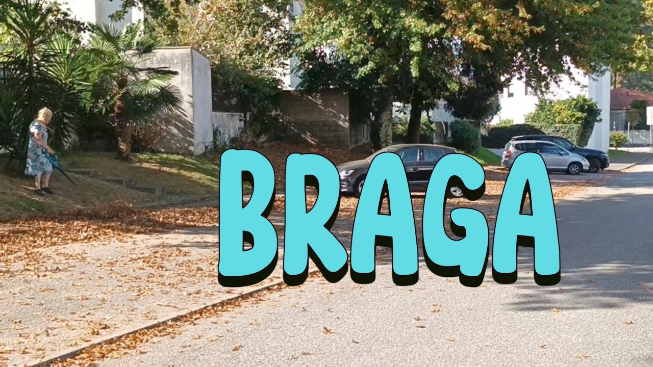 AS RUAS DE BRAGA - WALKING TOUR PORTUGAL - YouTube