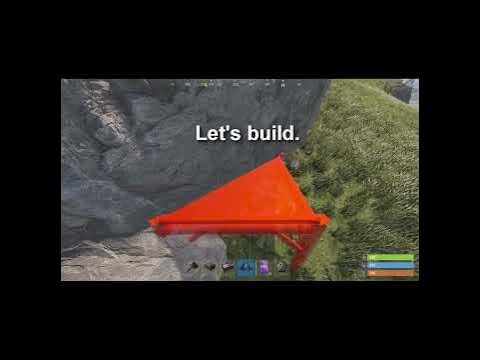 CHEAPEST 1x1 Starter | Rock Base | Rust Solo Build | 158 stone, 50 frags Ultra Cheap Upkeep # ...
