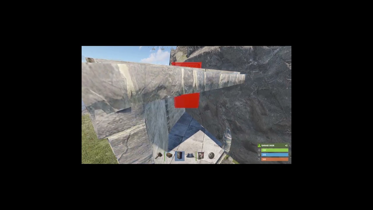 CHEAPEST 1x1 Starter | Rock Base | Rust Solo Build | 158 stone, 50 ...