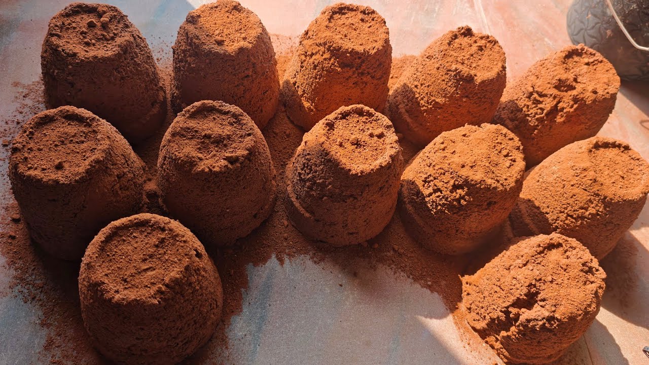 Masterpiece Dry Handmade gritty red sand crumbl on floor dusty crunchy ...