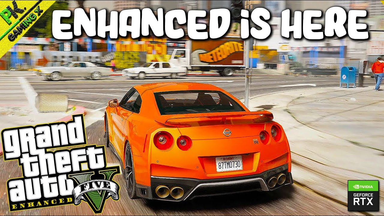 New GTA 5 Enhanced Edition Is Here With Realistic Graphics😍 - YouTube