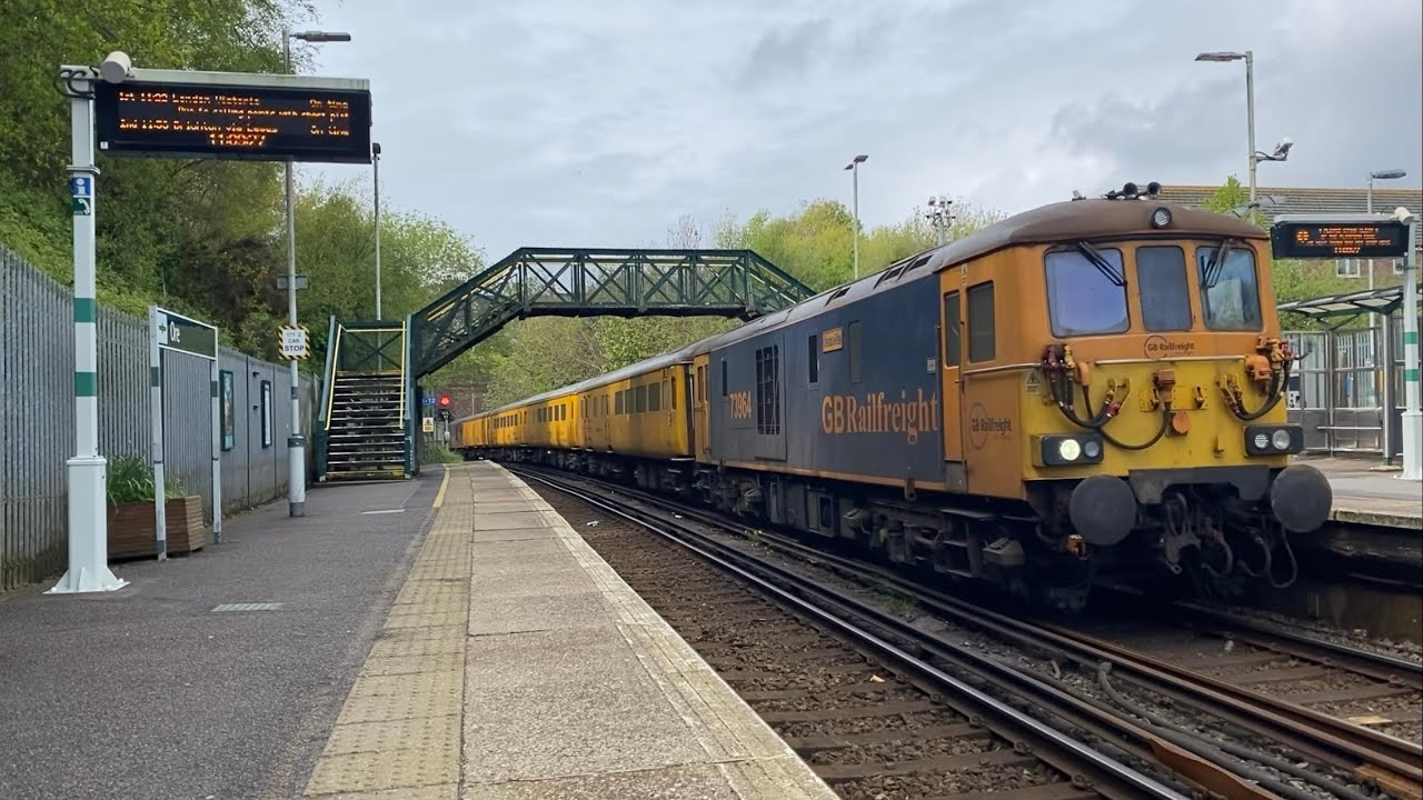 Class 73/9 PLPR Test Train passing Ore - 27/4/2024 - YouTube