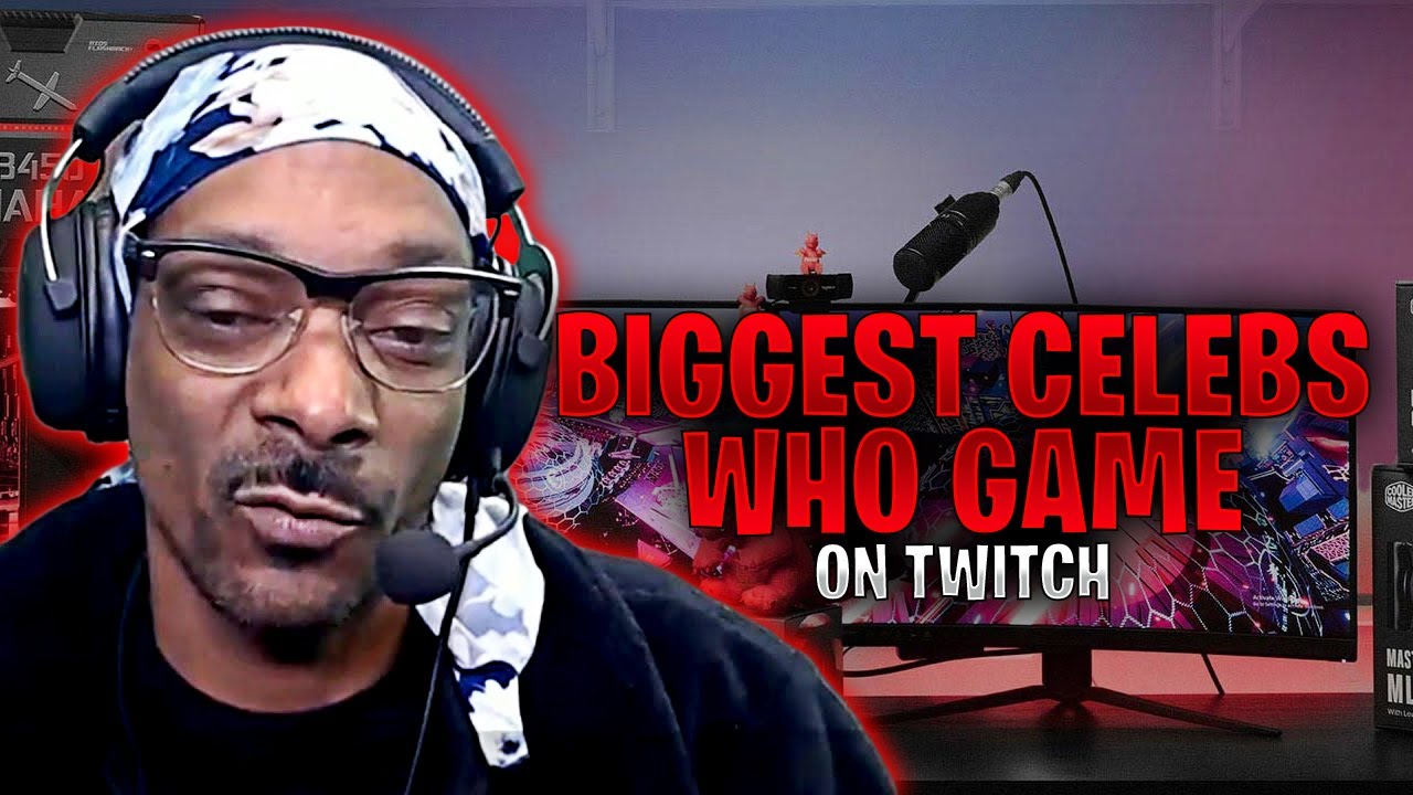 The Biggest Celebrities Who Play Video Games on Twitch! - YouTube