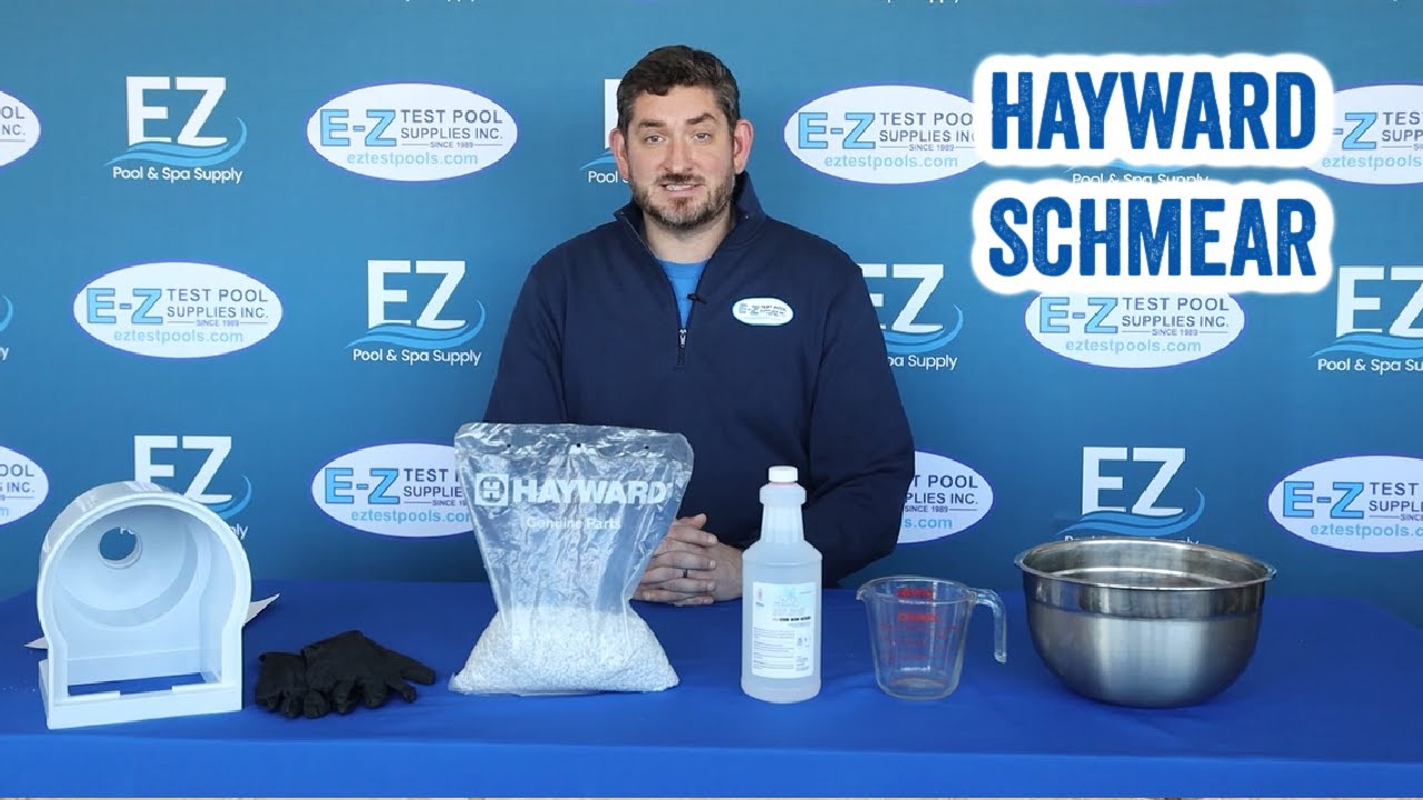 Hayward White Schmear Compound for PVC Repairs - YouTube